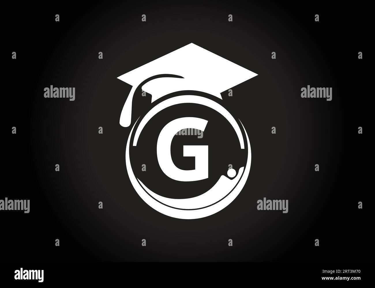 Initial alphabet G with the Graduation ceremony. Congratulations ...