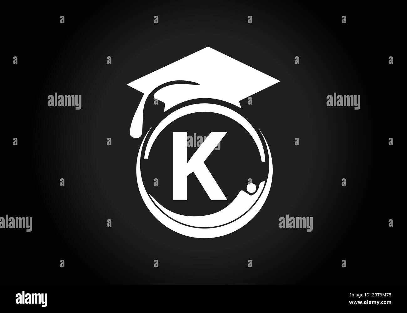 Initial alphabet K with the Graduation ceremony. Congratulations ...