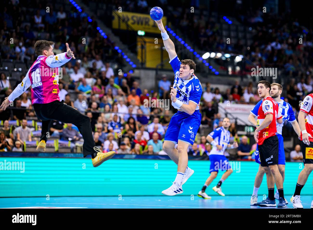 Stuttgart, Germany. 10th Sep, 2023. Handball: Bundesliga, TVB Stuttgart ...