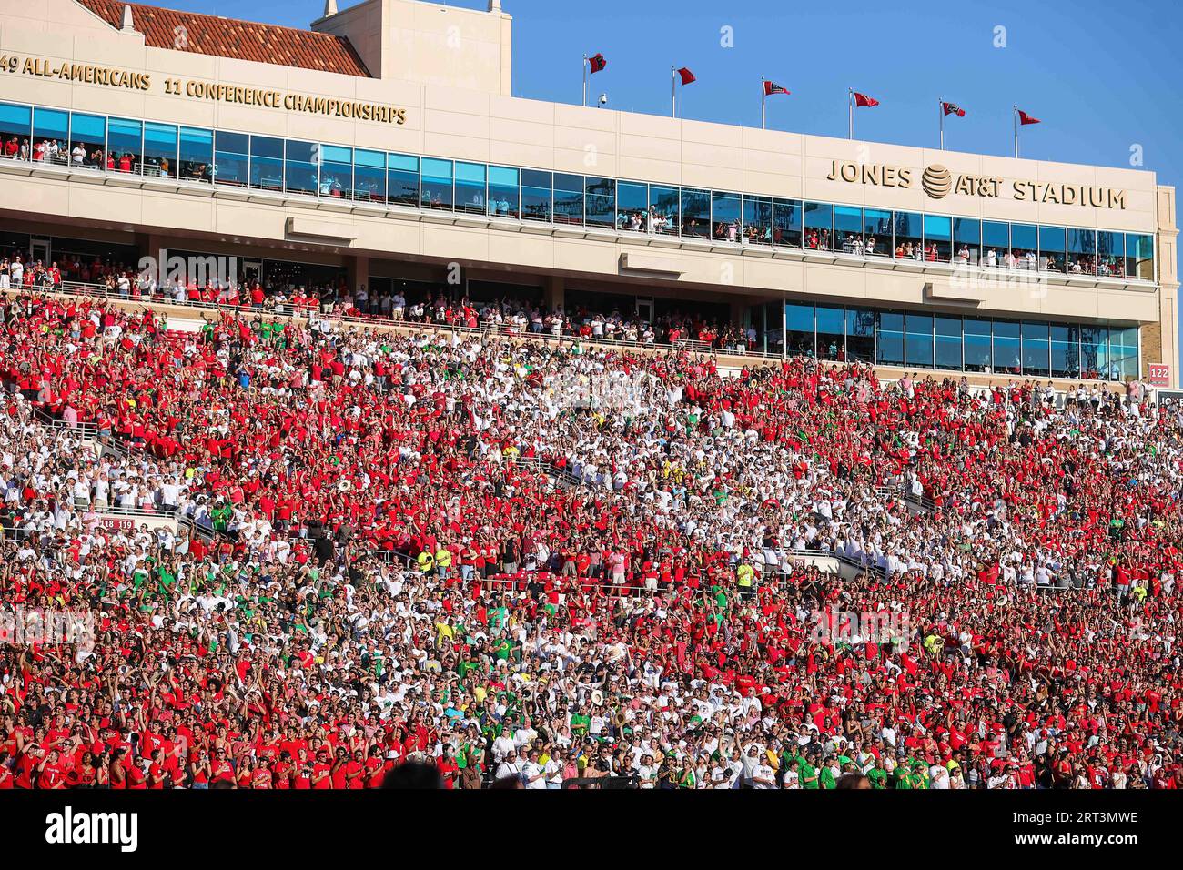Lubbock, Texas, USA. 9th Sep, 2023. Fans at Saturday's 1st home game ...
