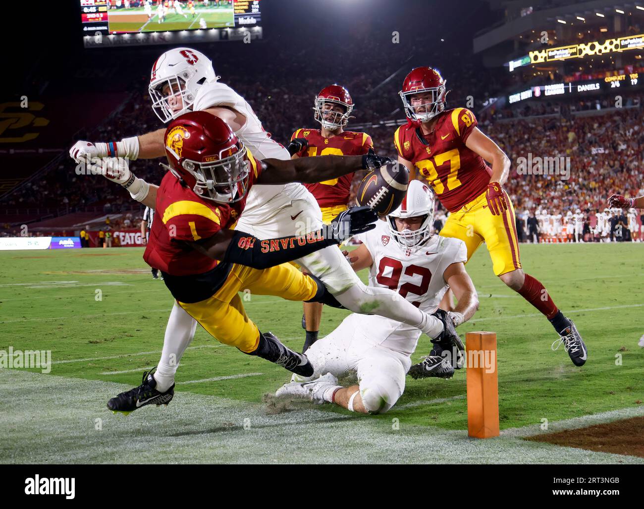 September 09, 2023 USC Trojans wide receiver Zachariah Branch #1 ...