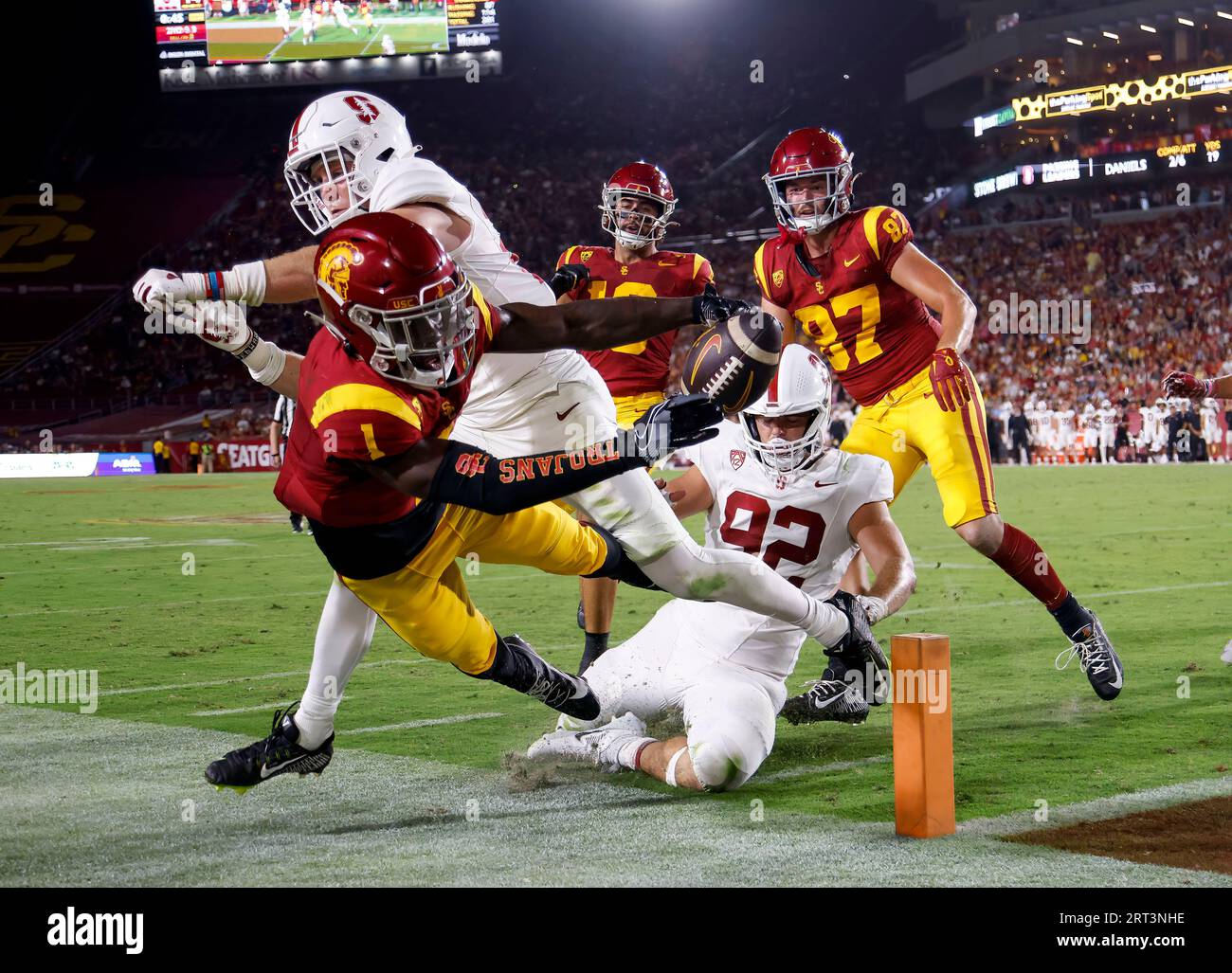 September 09, 2023 USC Trojans wide receiver Zachariah Branch #1 ...