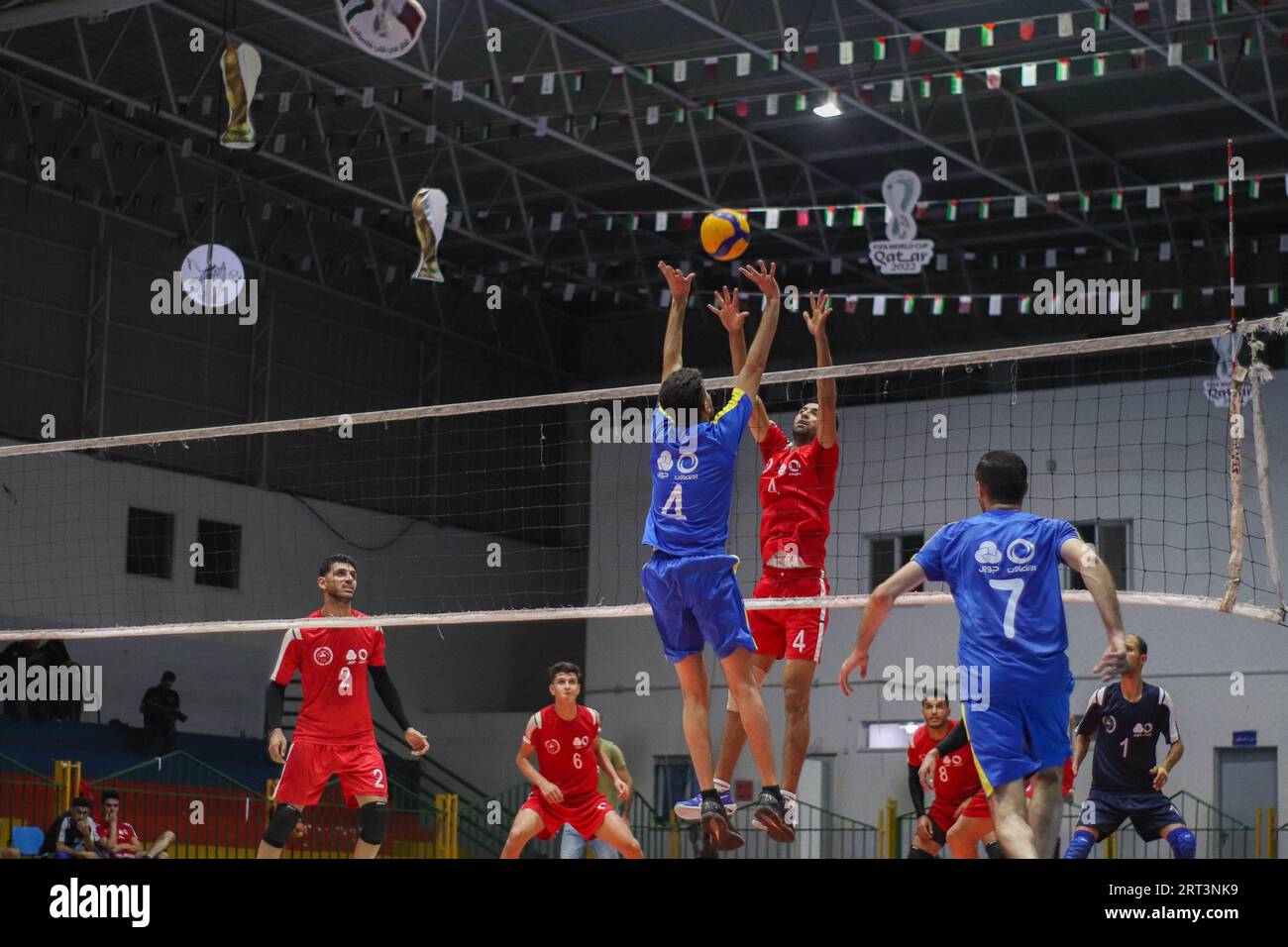 Gaza, Palestine, USA. 10th Sep, 2023. (SPO) Palestinian Volleyball ...