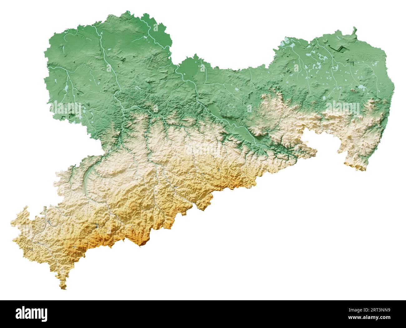 Shaded relief map hi-res stock photography and images - Alamy