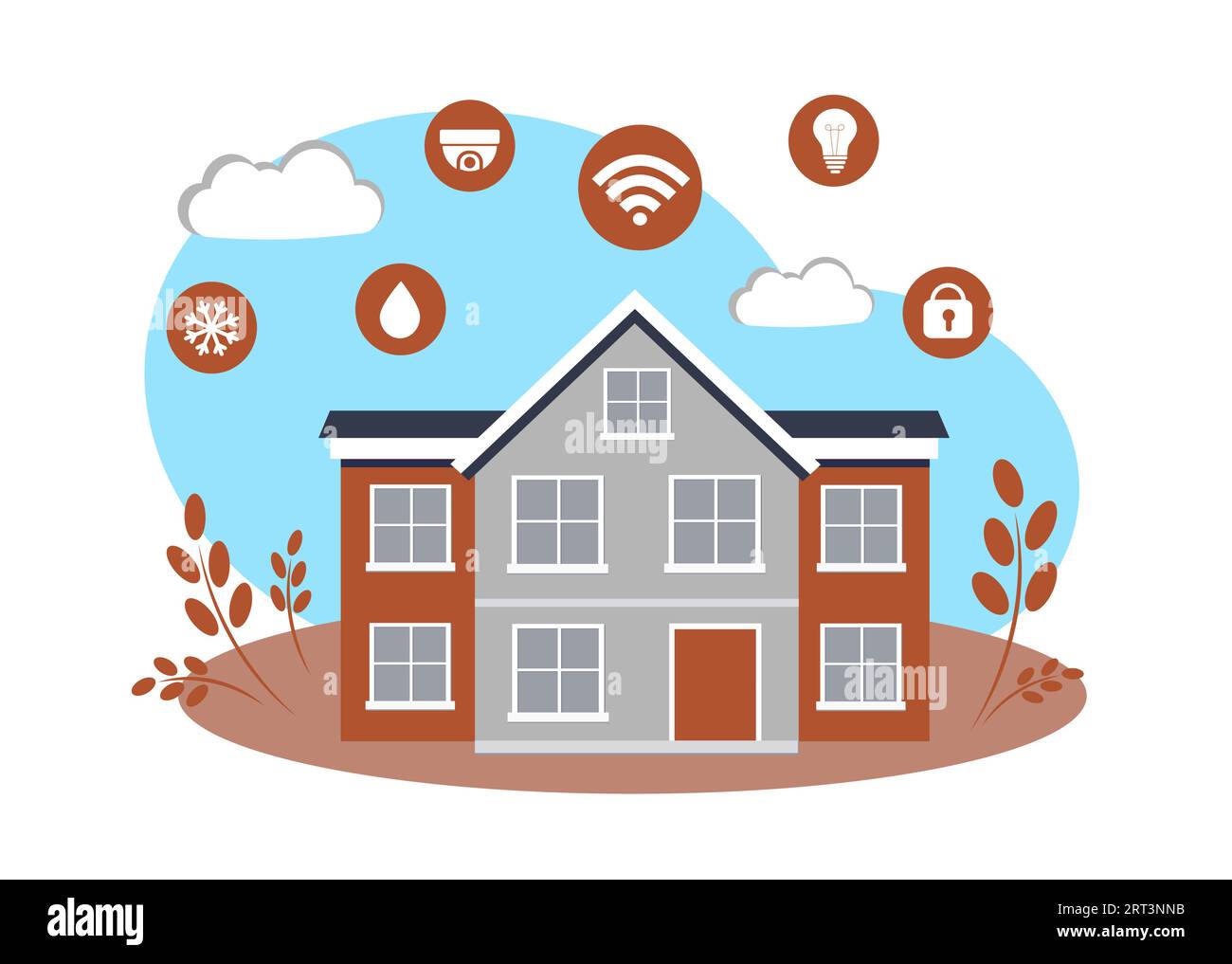 Smart home. Vector illustration Stock Vector Image & Art - Alamy