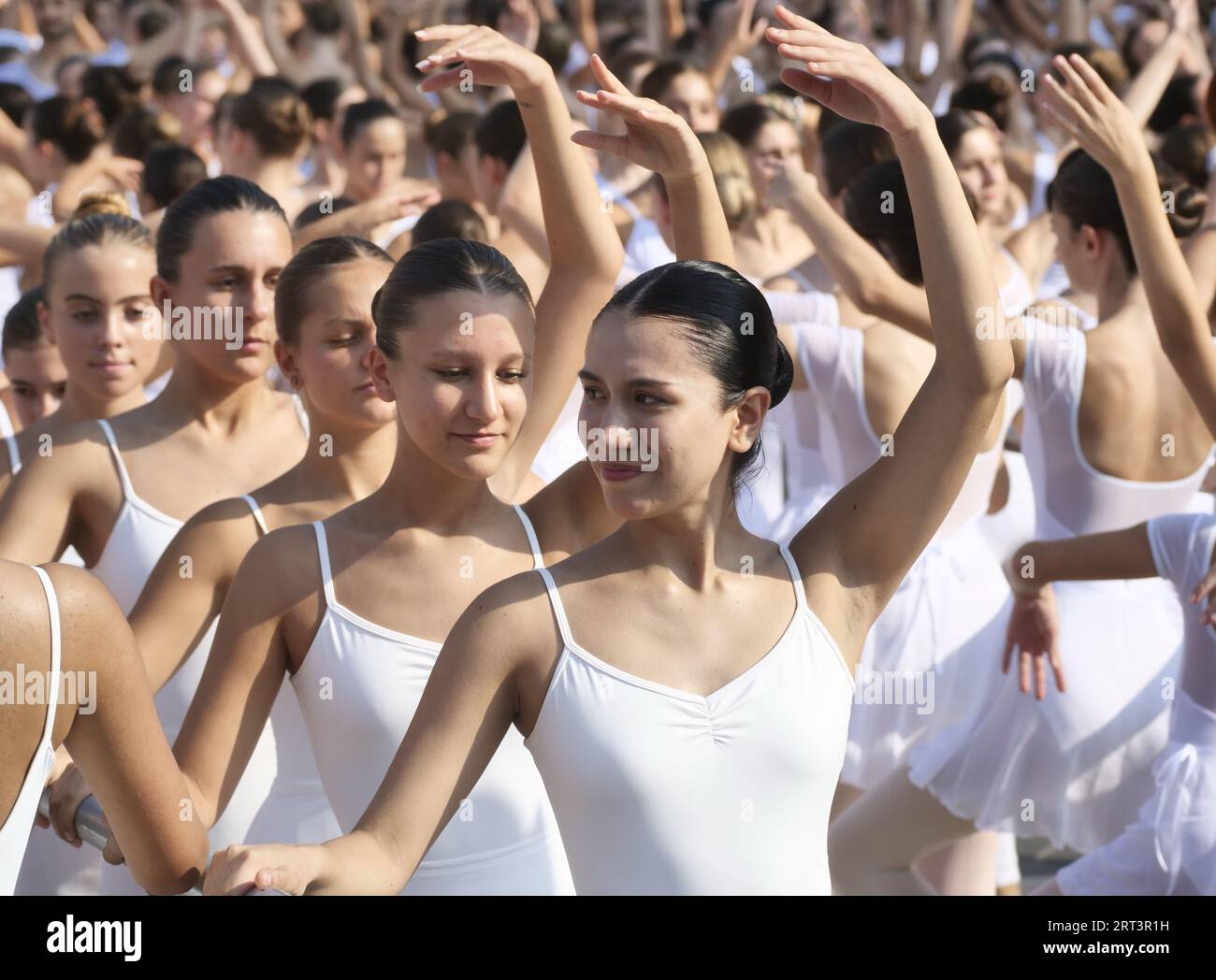 Milan, Italy. 10th Sep, 2023. Final event in Piazza Duomo of the dance ...