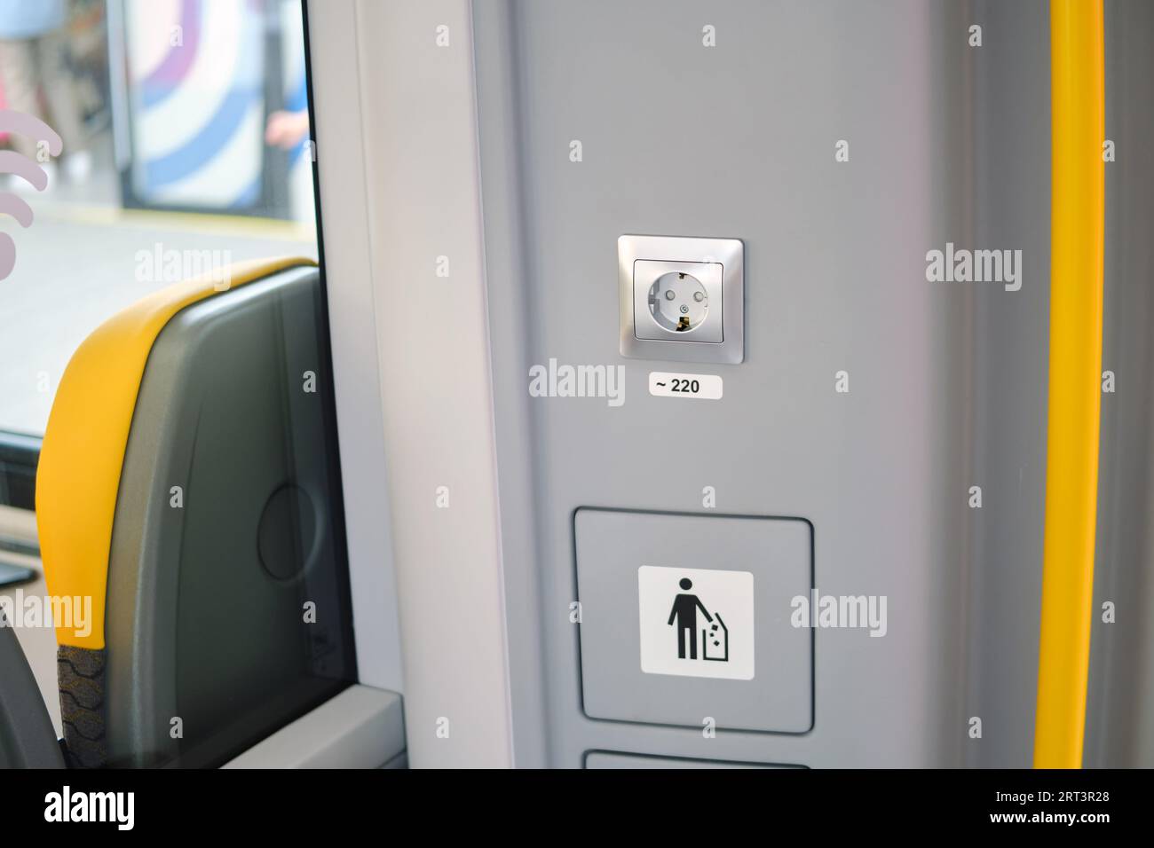 Power socket airplane hi-res stock photography and images - Alamy