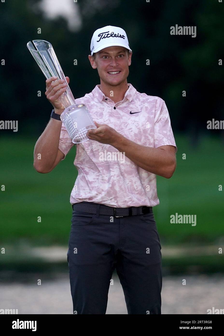 Vincent Norrman poses with the trophy following day four of the 2023 ...