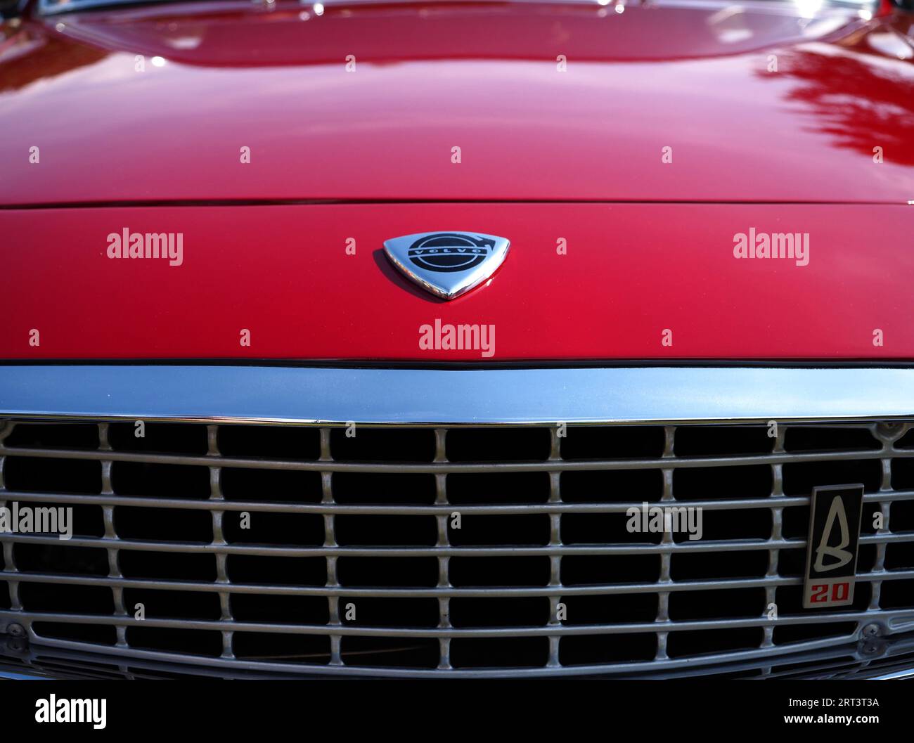 Close up of a classic Volvo P1800 Stock Photo - Alamy