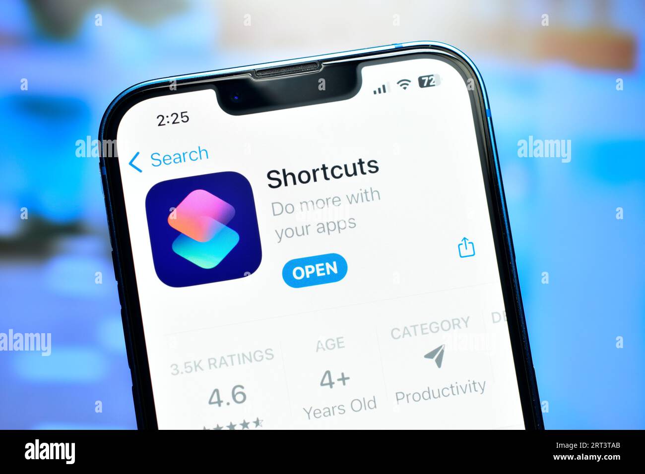 New Delhi, India 10 September 2023:- Shortcut app on iphone used to ...