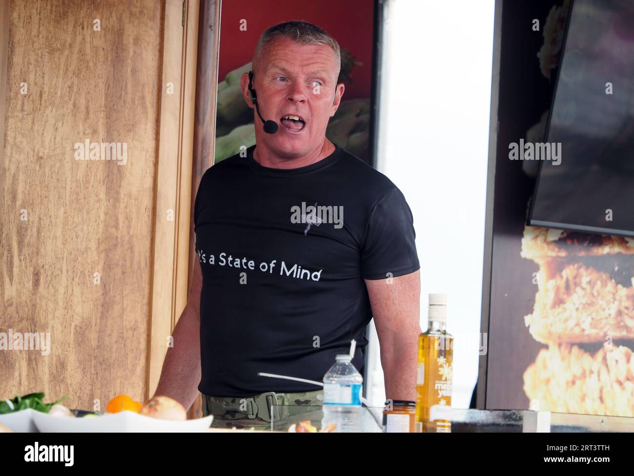 Weymouth, UK. 10th Sep, 2023. Royal Marine's 'Commando Chef' Mike ...