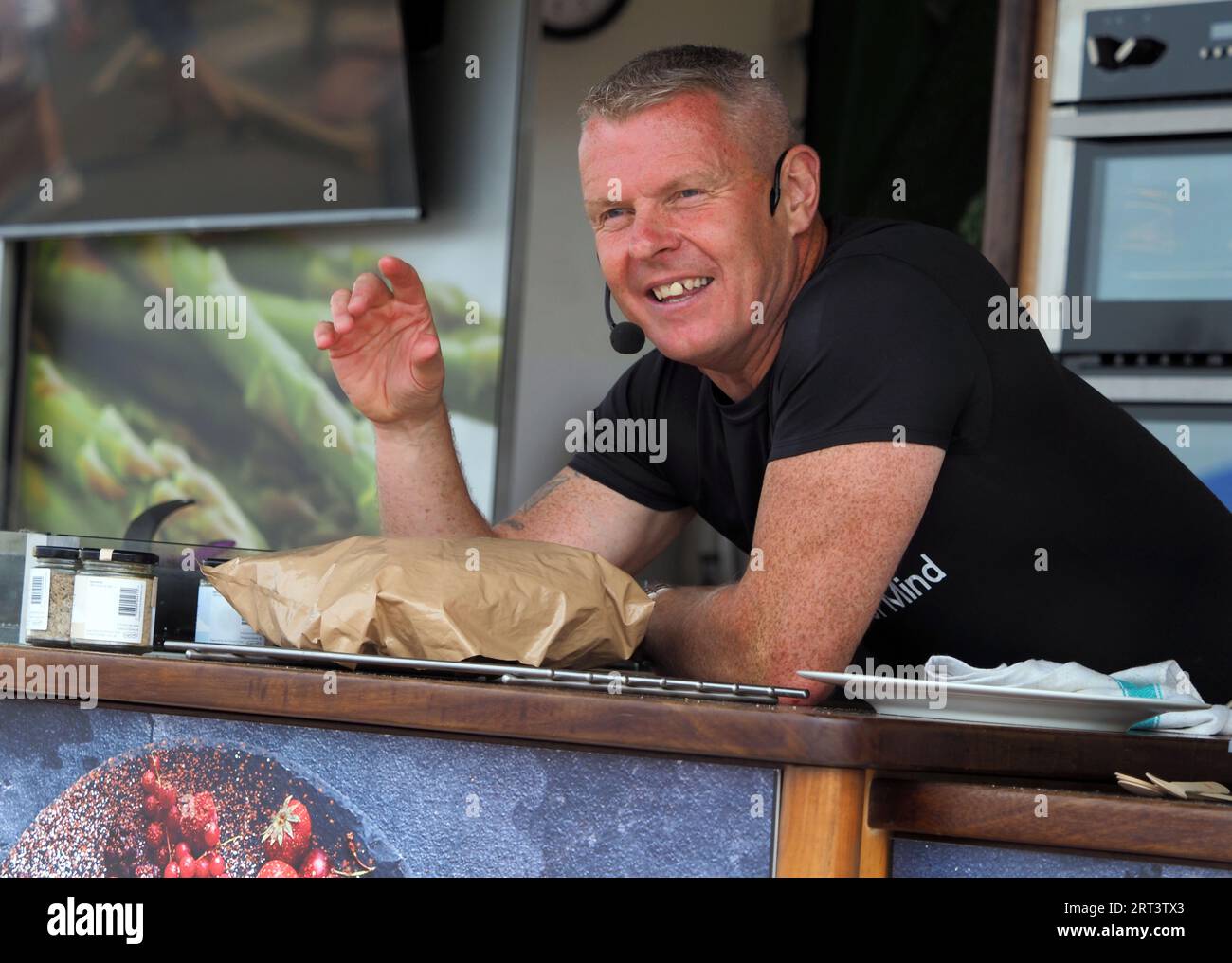 Weymouth, UK. 10th Sep, 2023. Royal Marine's 'Commando Chef' Mike ...