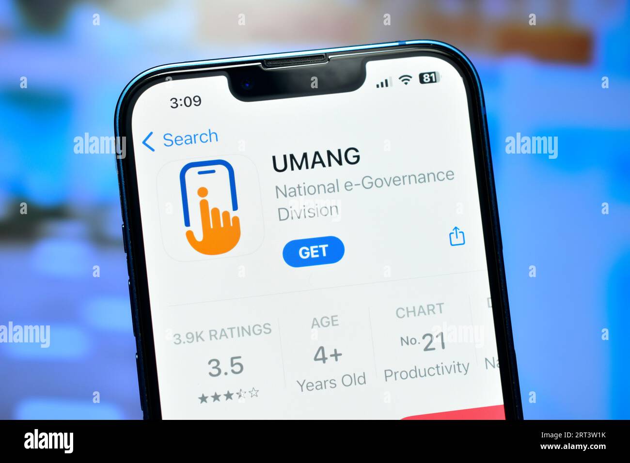 New Delhi, India 10 September 2023:- UMANG application on iphone used ...