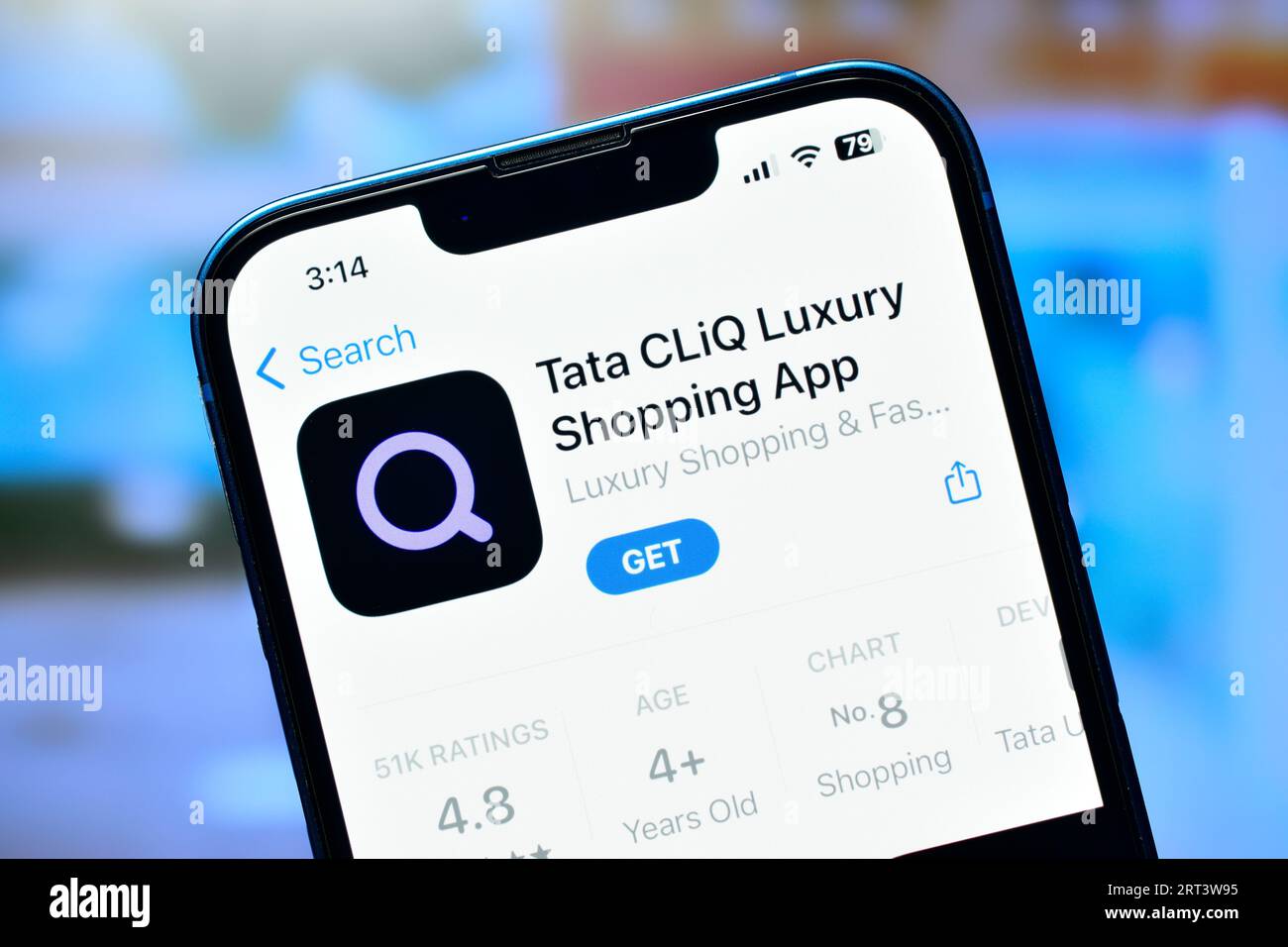 New Delhi, India 10 September 2023:- Tata Cliq application on ...