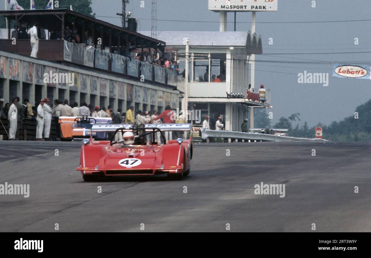 March 707 of J N O Racing driven be Gordon Dewar at the 1971 Mosport ...