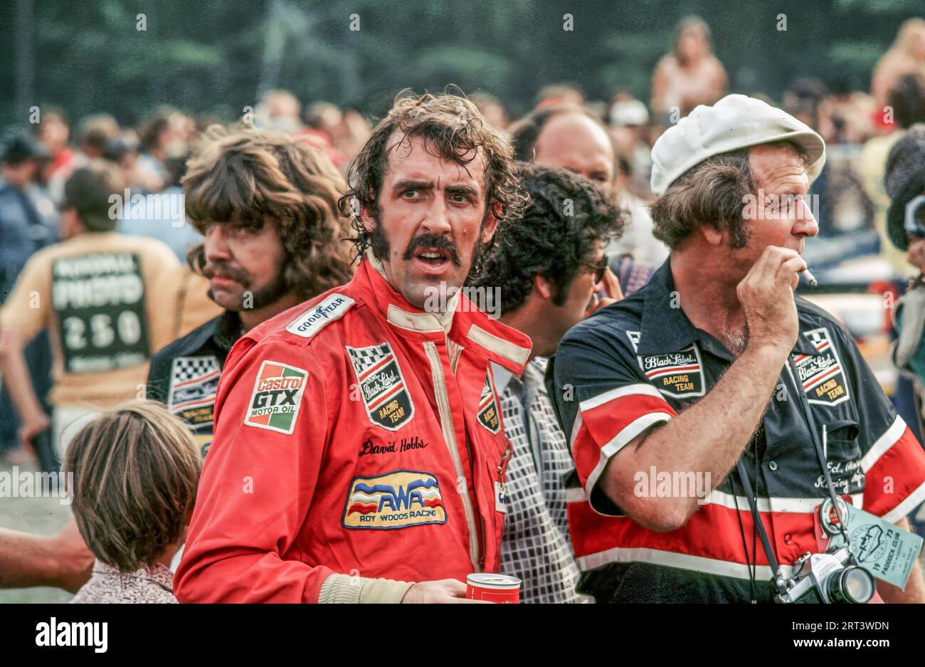 David Hobbs driving a Roy Woods Racing McLaren M20 Chevolet at the 1973 ...