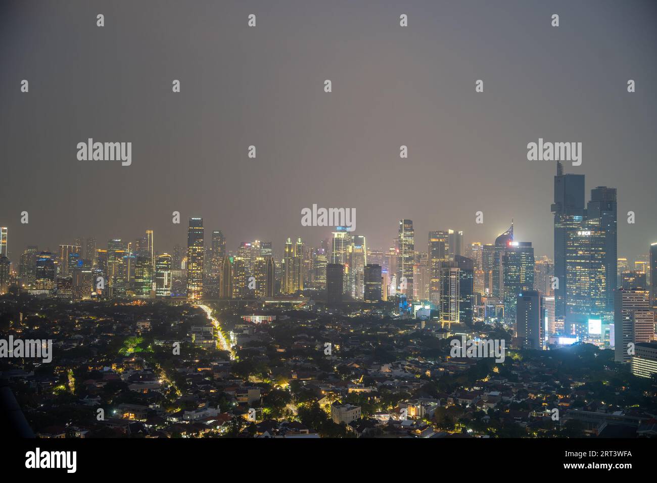 Aerial view jakarta skyline on hi-res stock photography and images - Alamy