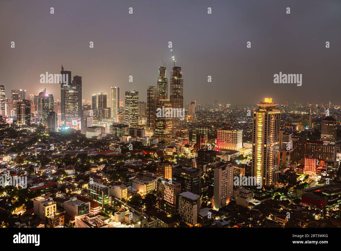 Aerial view jakarta skyline on hi-res stock photography and images - Alamy