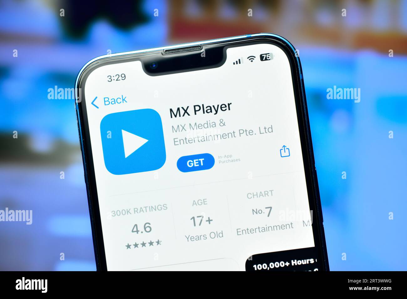 New Delhi, India 10 September 2023:- MX Player application on ...