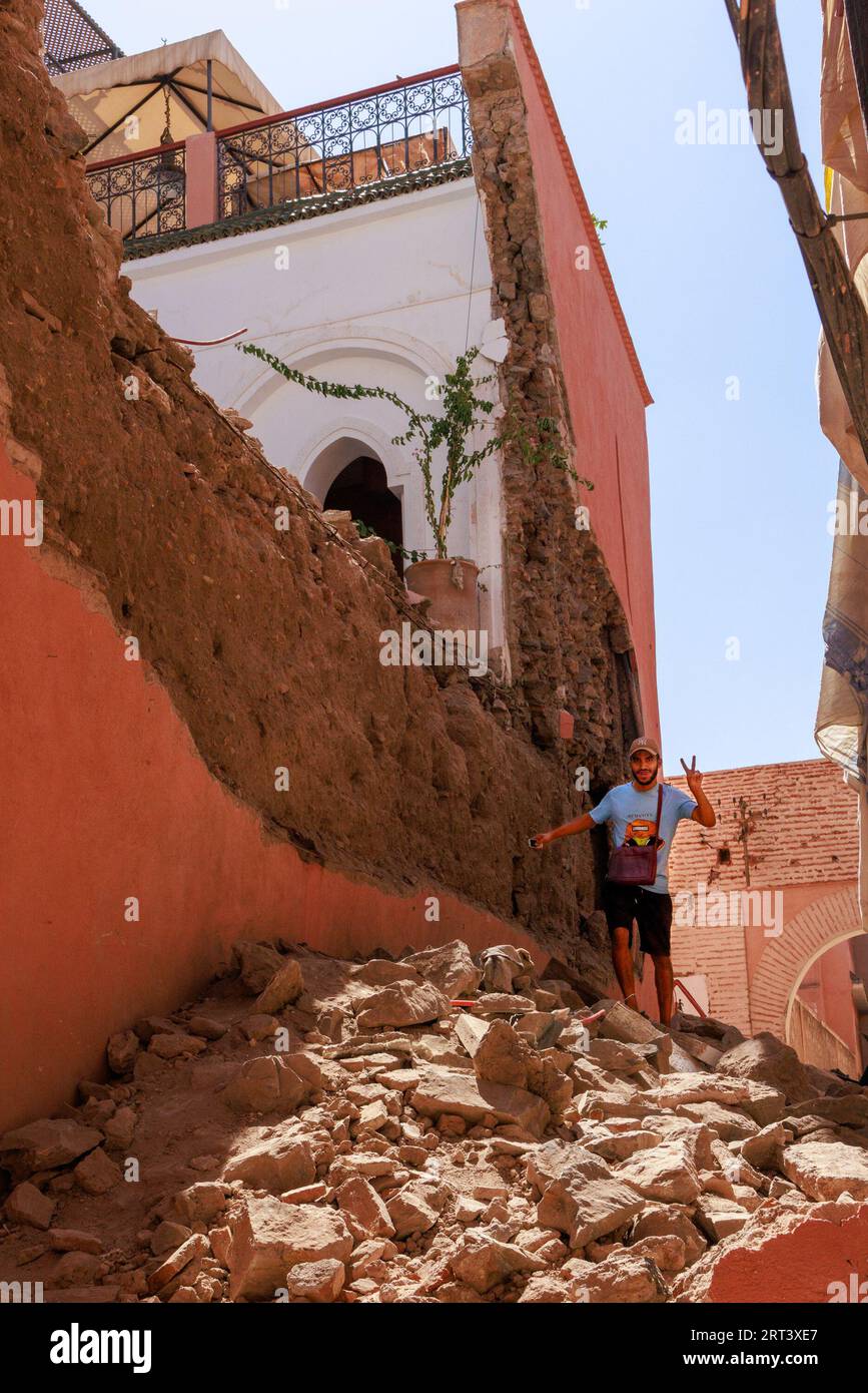 Sylvain Rostaing/Le Pictorium - Earthquake in, Morocco. , . Morocco ...