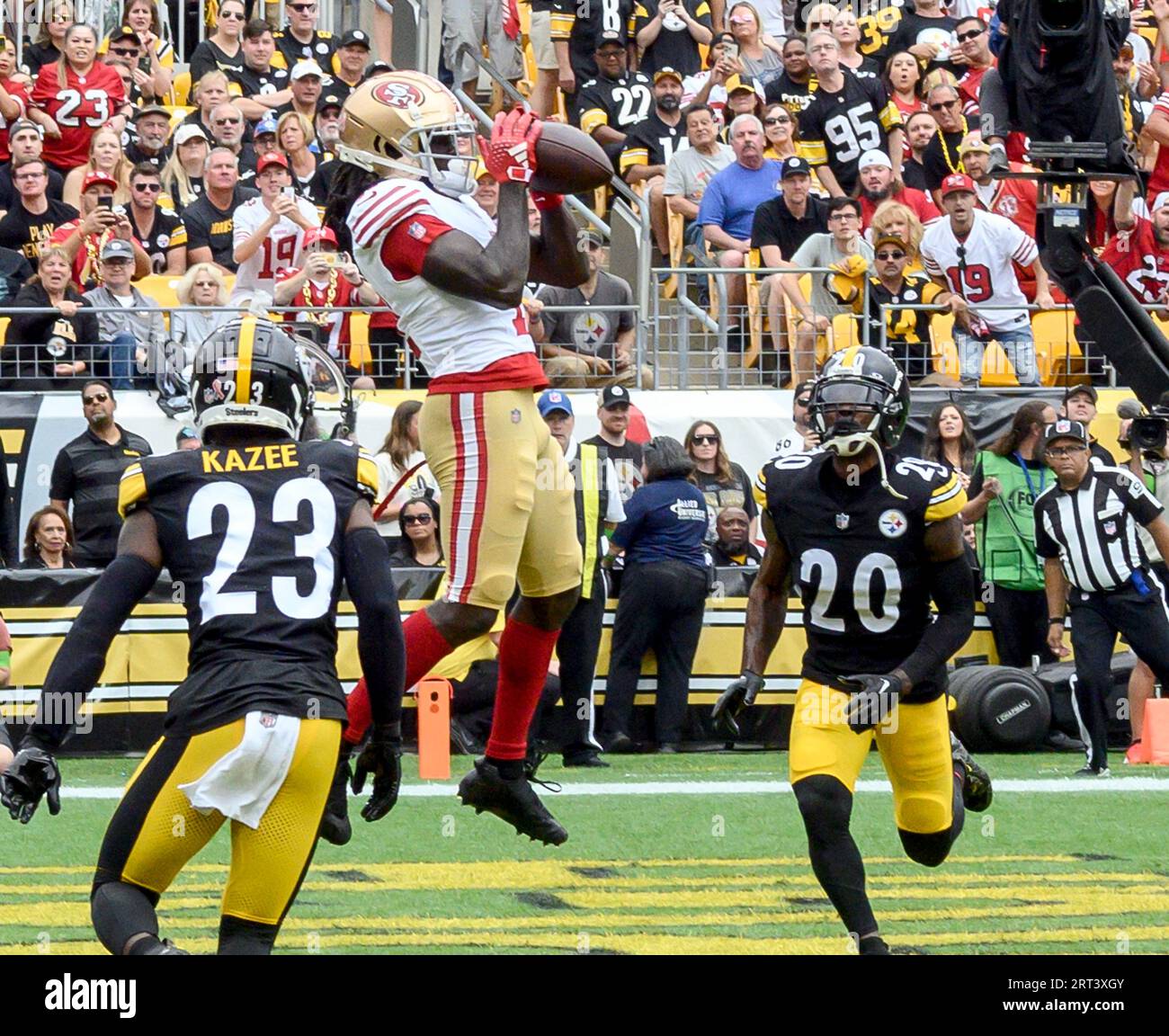 Pittsburgh, United States. 10th Sep, 2023. San Francisco 49ers wide ...