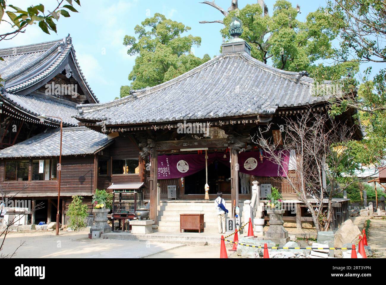 A traditional Japanese temple featuring a five-story pagoda and iconic ...