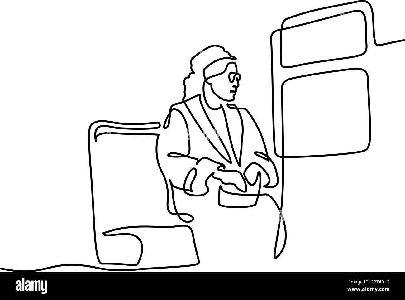 Woman sitting in bus near window holding a handbag or backpack ...