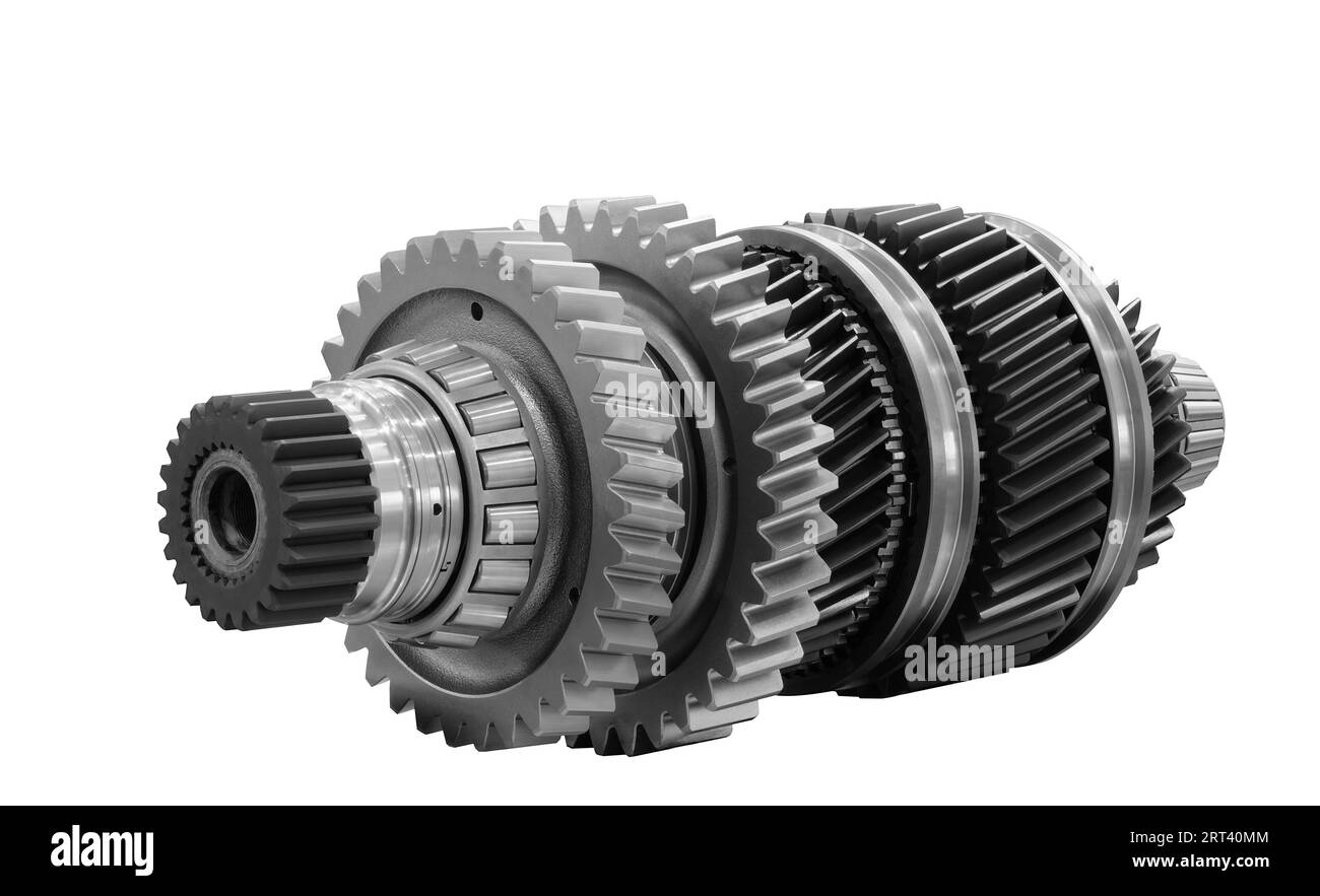 Shaft of car automatic transmission, car automatic gearshift isolated ...