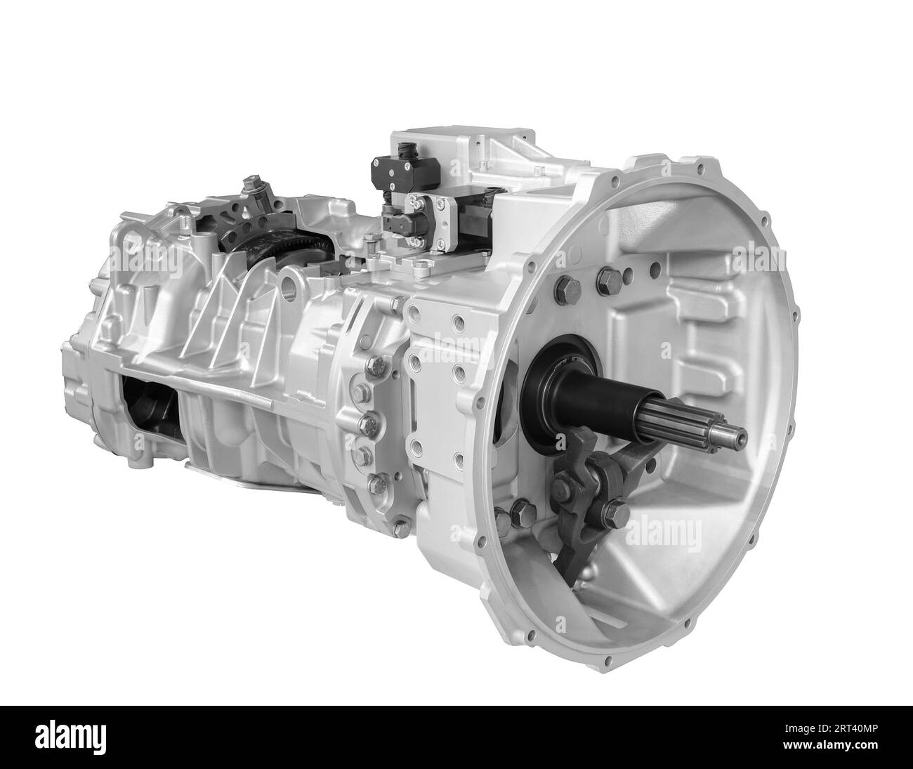 Car automatic transmission, car automatic gearshift isolated on white ...