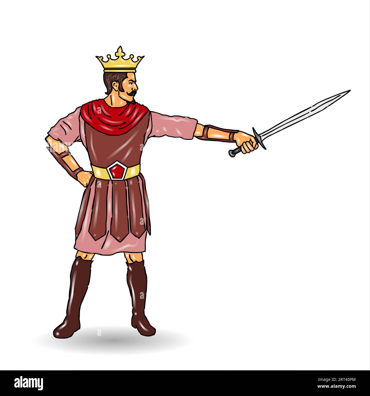 King sword hi-res stock photography and images - Alamy