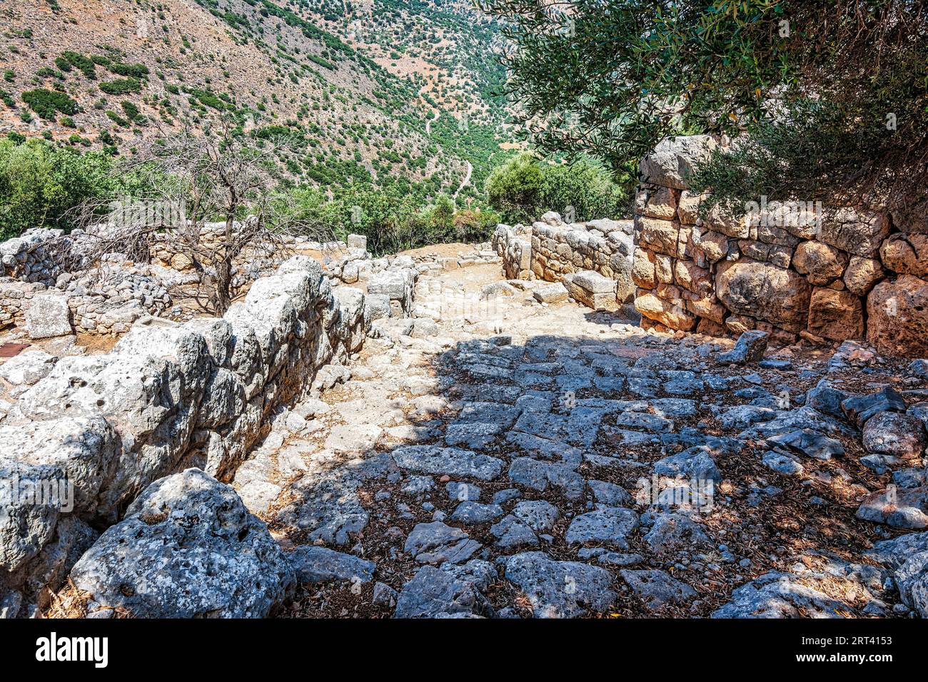 Ruins of the ancient Greek city of Lato,2500 years old near Kritsa ...