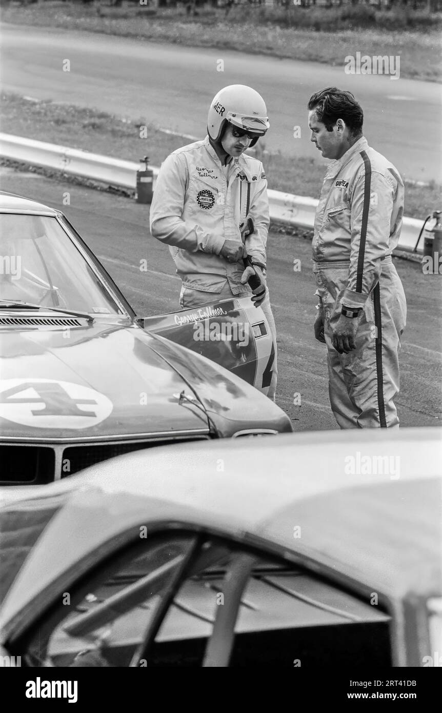 George Follmer driving a AMC Javelin at the 1968 Watlins Glen Trans Am ...