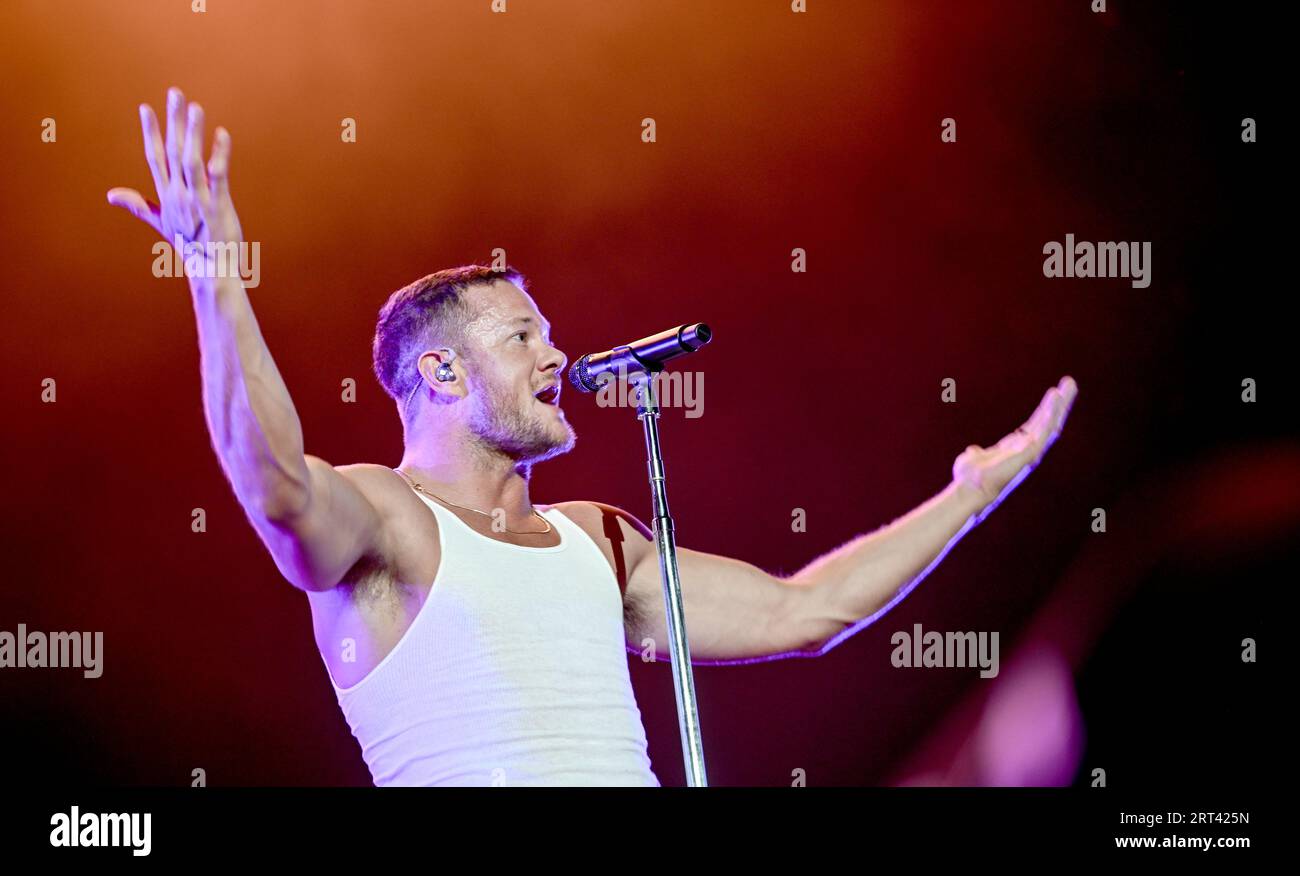 Berlin, Germany. 10th Sep, 2023. Singer Dan Reynolds of the US rock ...