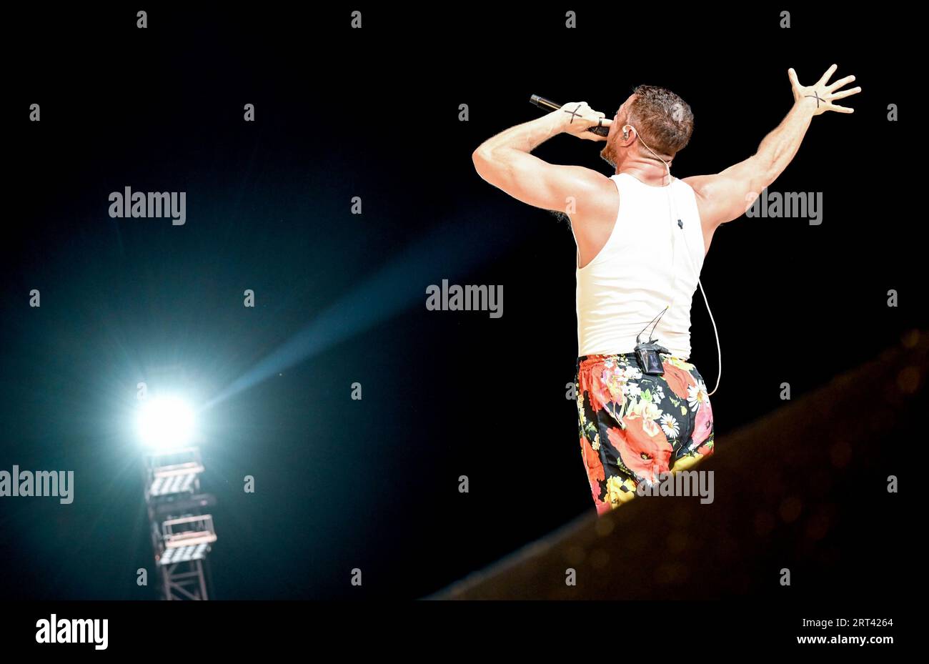 Berlin, Germany. 10th Sep, 2023. Singer Dan Reynolds of the US rock ...