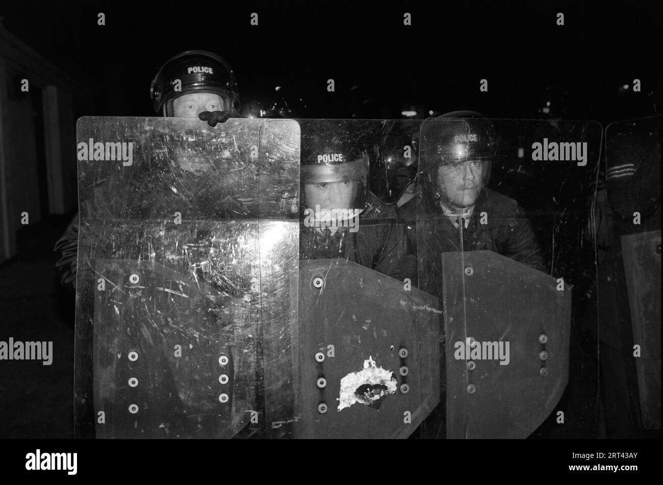 Police support Black and White Stock Photos & Images - Alamy