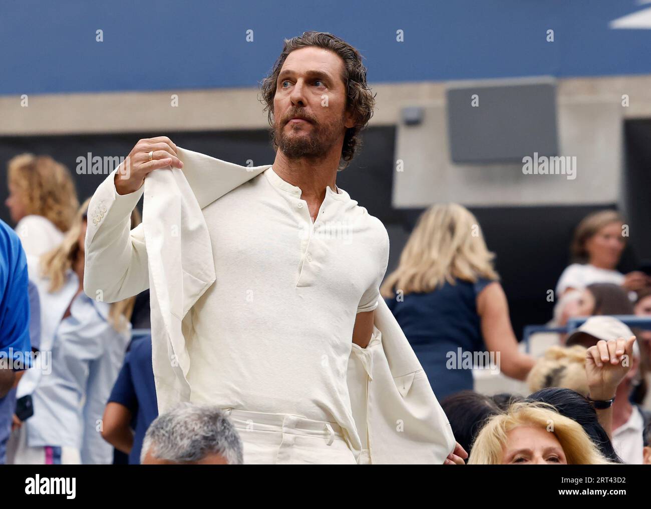 Flushing Meadow, United States. 10th Sep, 2023. Matthew McConaughey ...