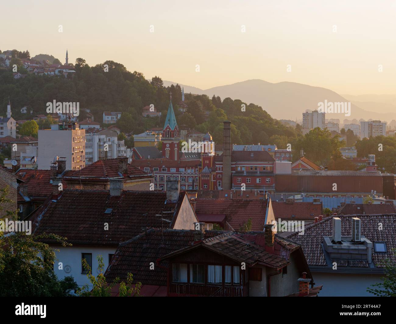 Sarajevo sunset sarajevo bosnia sarajevo hi-res stock photography and ...