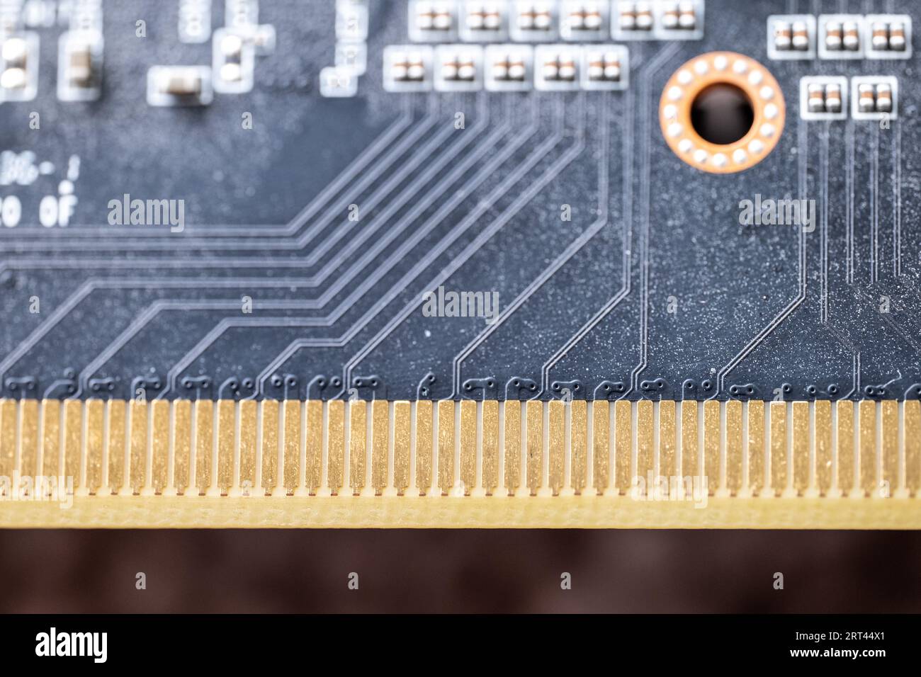 Macro Photograph of a Graphics Card Stock Photo - Alamy