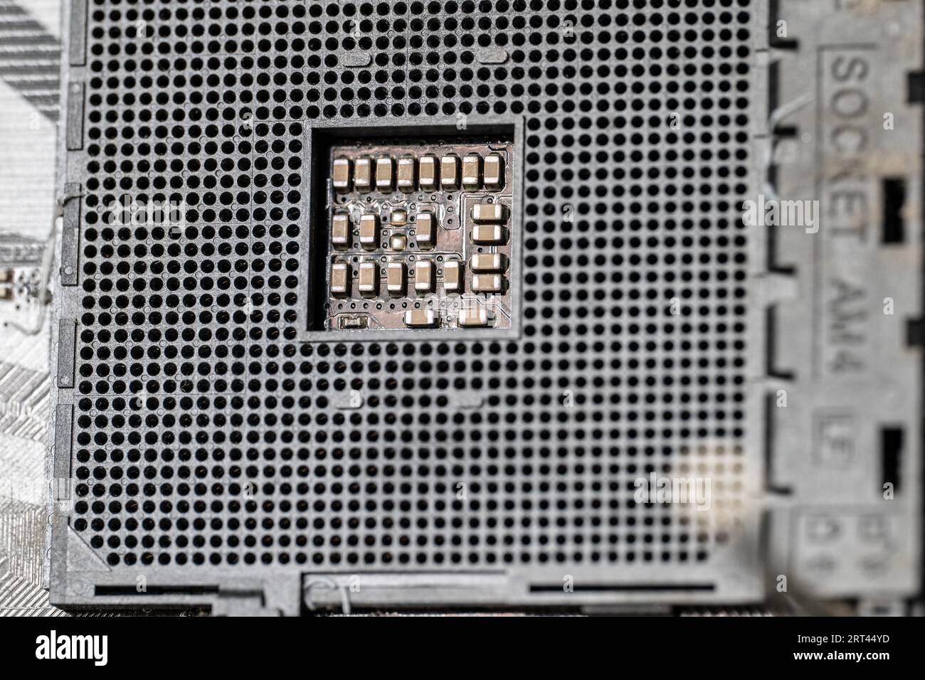 Macro Photograph of a Computer Motherboard Stock Photo - Alamy