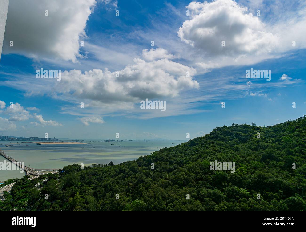 Aerial view of the downtown cityscape at Macao Stock Photo - Alamy