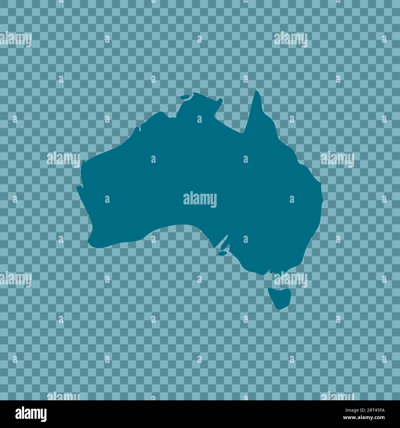 Map of Australia, vector illustration Stock Vector Image & Art - Alamy