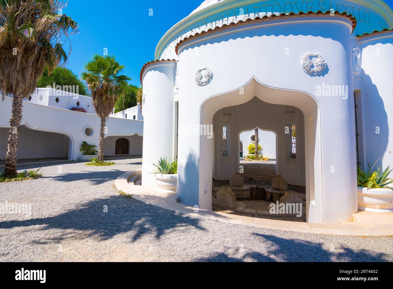 The beautiful buildings at Kalithea Springs constructed in the 1930s ...
