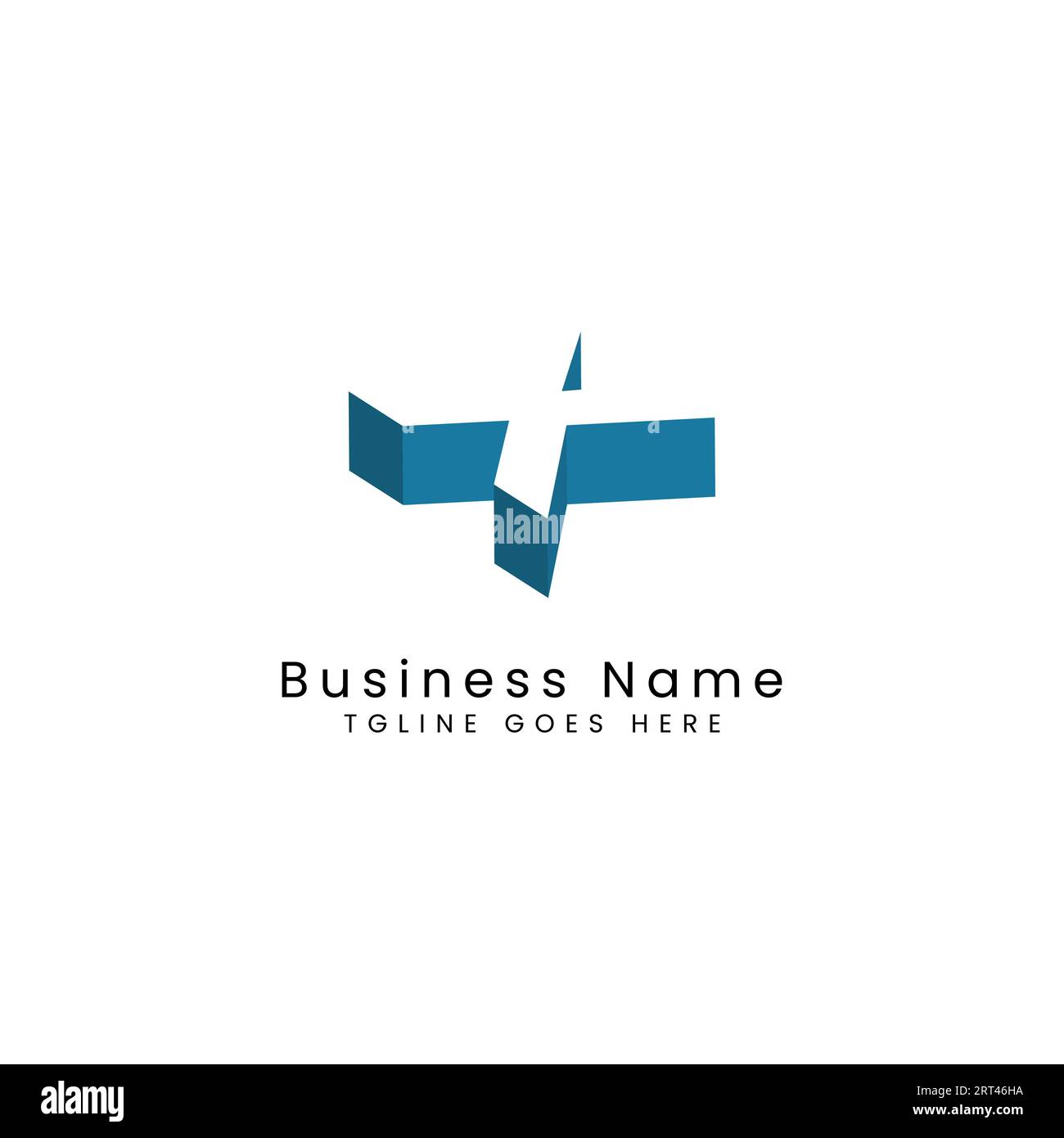 Simple X Letter logo in 3d design. Creative vector illustration ...