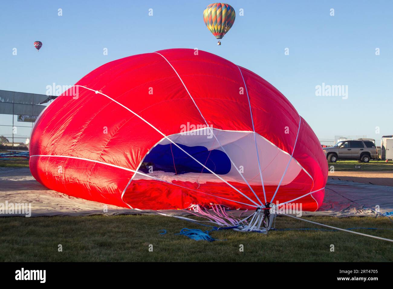 Deflated hot air balloon hi-res stock photography and images - Alamy