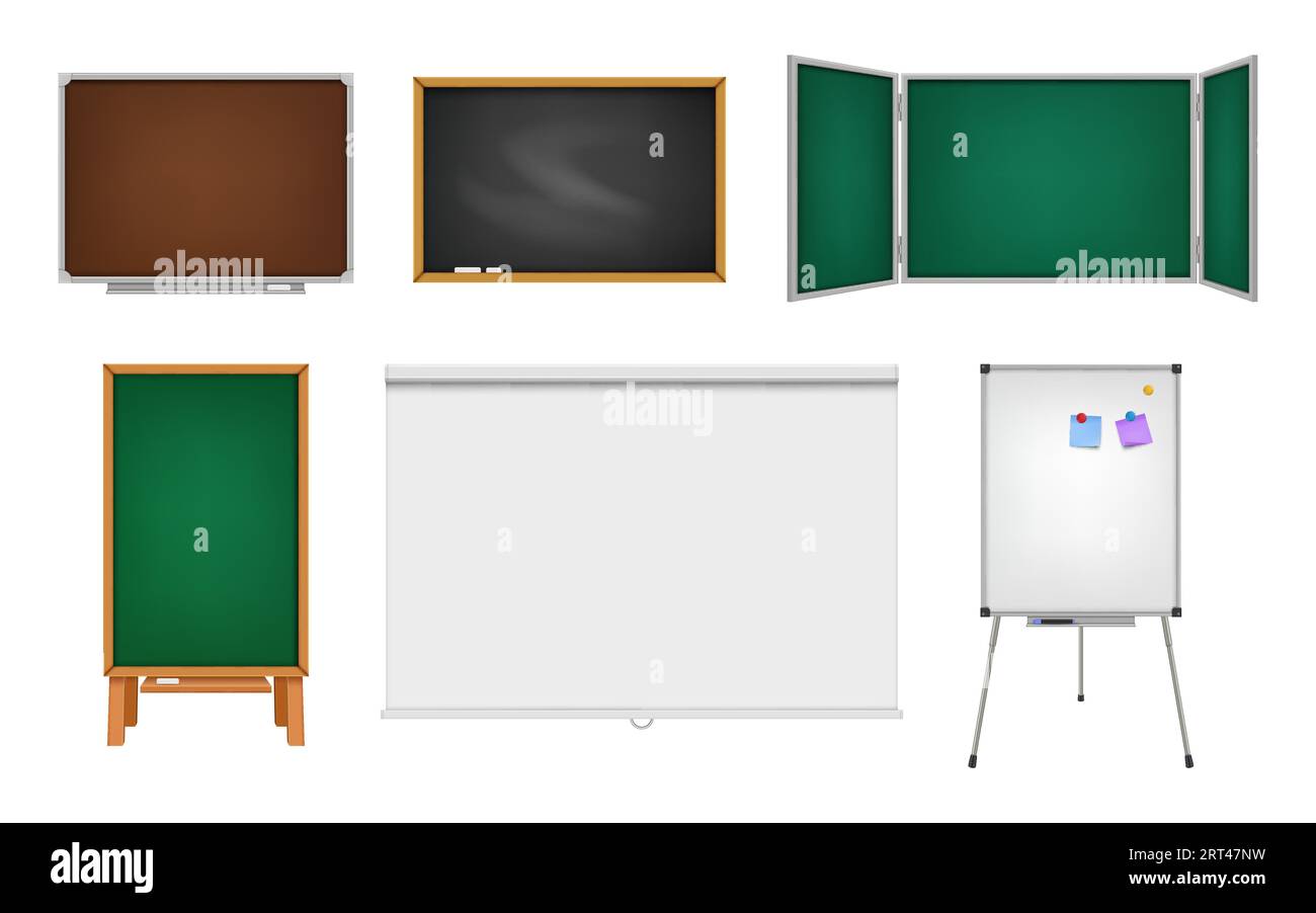 School boards. Business whiteboards for presentations decent vector ...