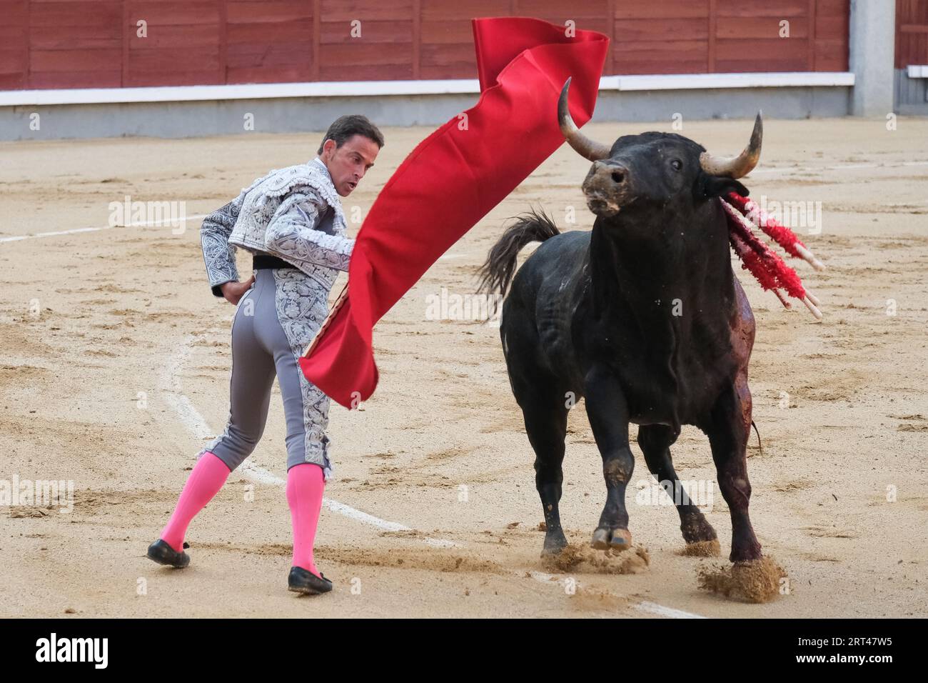 the bullfighter Paco Ramos during the bullfight of Corrida de Toros in ...
