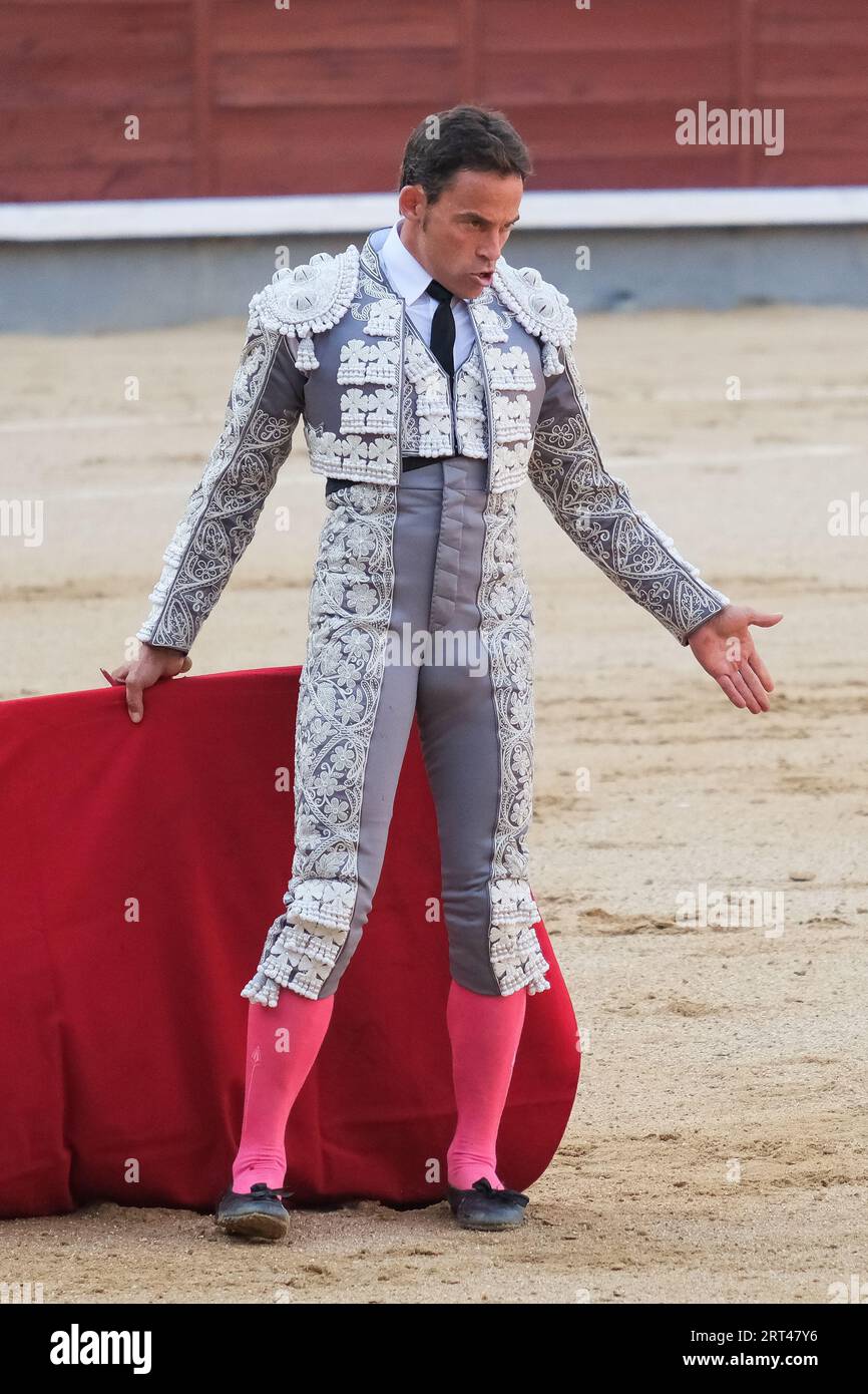 the bullfighter Paco Ramos during the bullfight of Corrida de Toros in ...