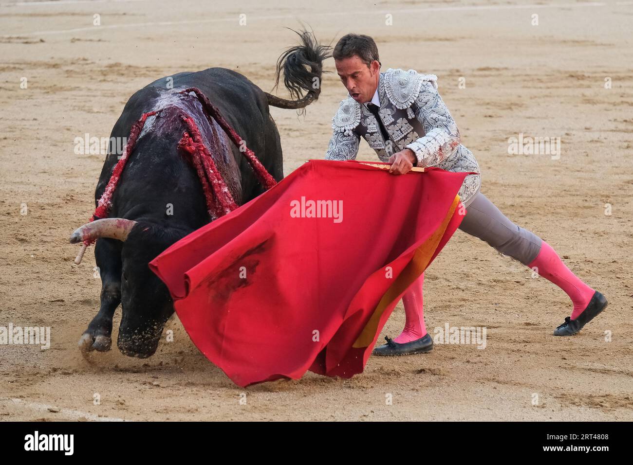 the bullfighter Paco Ramos during the bullfight of Corrida de Toros in ...