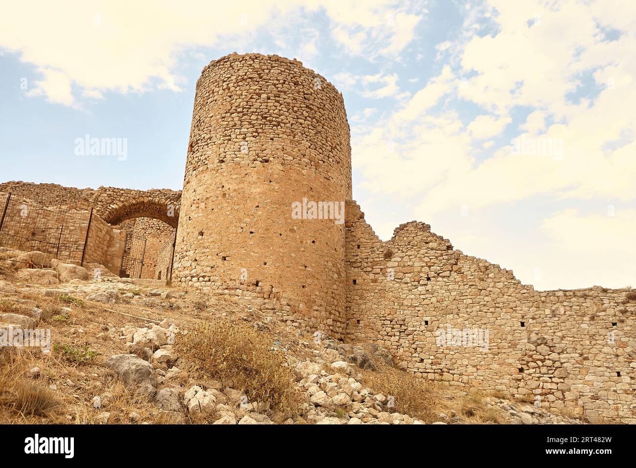 Larissa Castle, Argos, peloponnese greece Stock Photo - Alamy