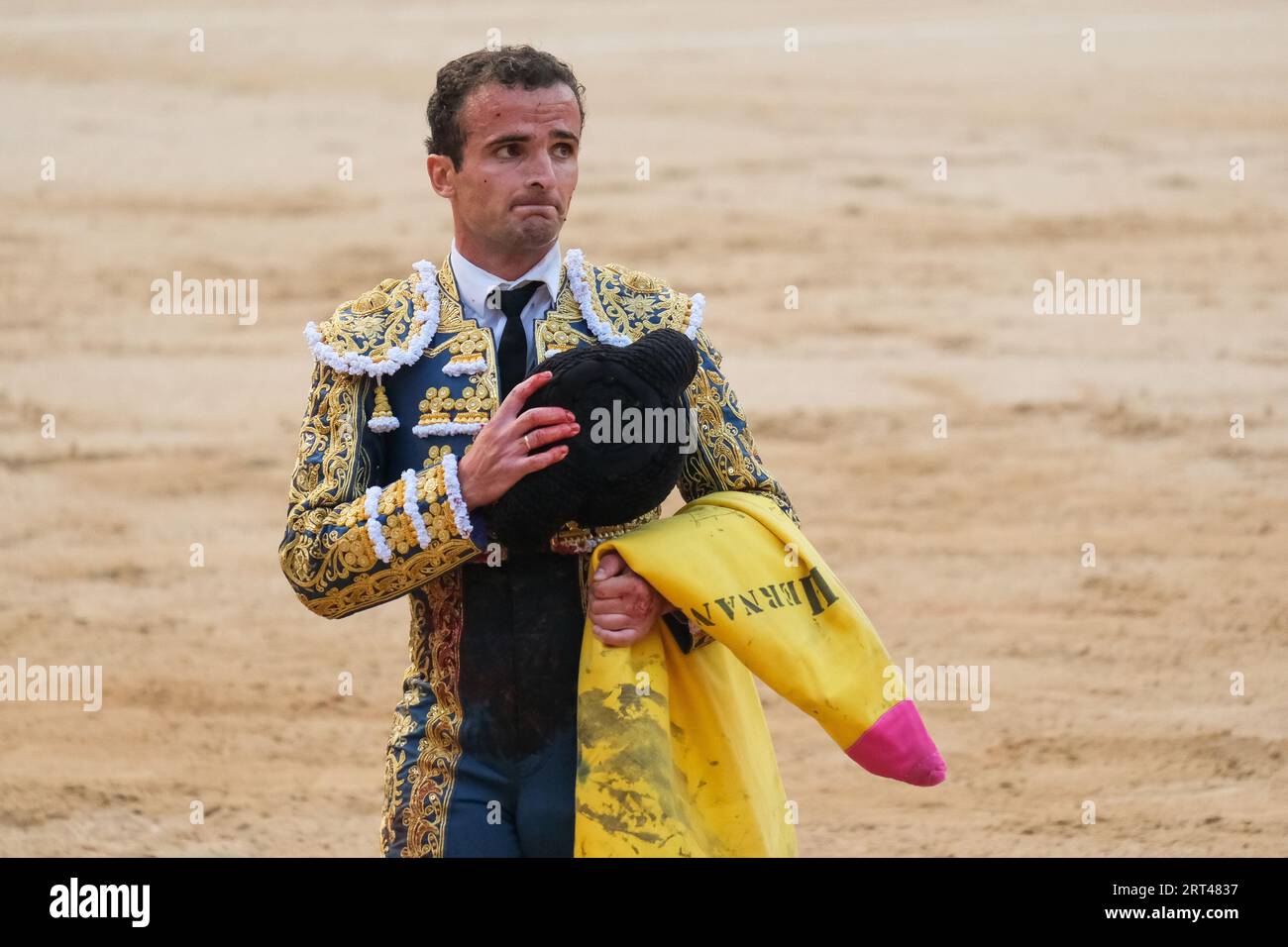 the bullfighter Damián Castaño during the bullfight of Corrida de Toros ...